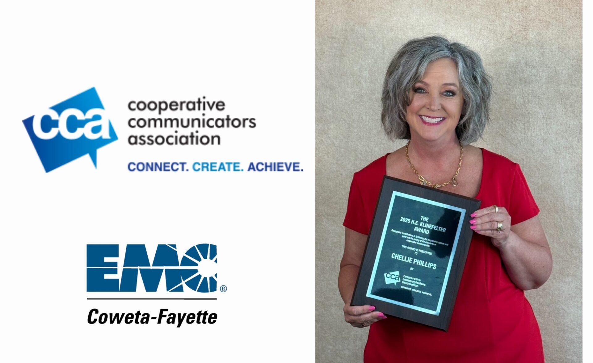 Phillips honored with top award at CCA Institute - EMC Coweta-Fayette